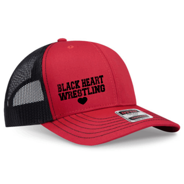 PRINTED 6 Panel Mid Profile Mesh Back Trucker Hat | Custom Sports Wear Pro